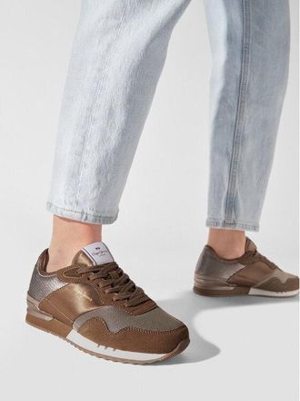 Pepe Jeans London Sneakers London W Sequins PLS31382 Braun