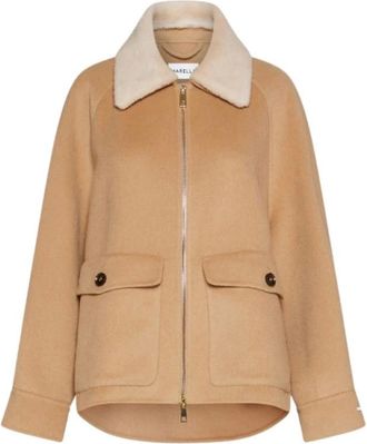 Marella Femme, Vestes, Brun, Taille: 40 FR Gettone Jacket