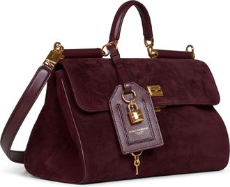 Dolce & Gabbana My Sicily Top Handle Bag - Burgundy