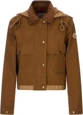 Moncler Femme, Vestes, Brun, Taille: XS Aconitum Shirt Jacket