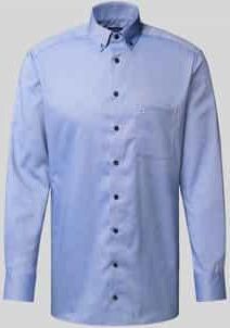 Olymp Modern Fit Businesshemd mit Button-Down-Kragen