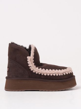 Mou Flache Stiefeletten Damen Farbe Kaffee Braun