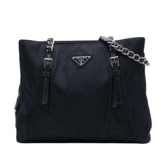 Prada Pre-owned Nylon Tote Bag - - Pre-owned - Damen - Schwarzk - ONE SIZE