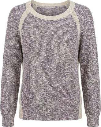 Trussardi Rundhals-Pullover mit Melange-Effekt - - Knitwear - Herren - Grau - XS