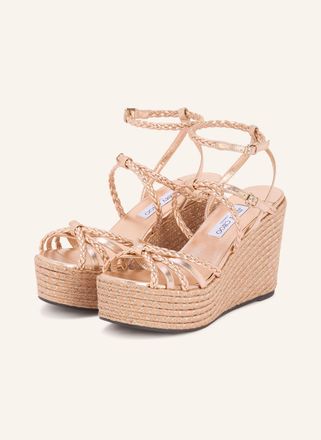 Jimmy Choo London Plateau-Wedges Nyra 100 rosa