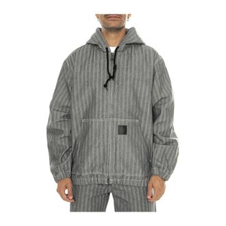 Carhartt Work in Progress Kapuzenjacke mit Rei&szlig;verschluss - - Sweatshirts & Hoodies - Herren - Grau - XL