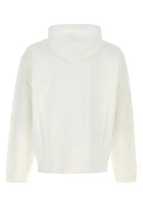 Balenciaga Mens White Cotton Oversize Sweatshirt Exterior: T-Shirt T-shirts And Polos