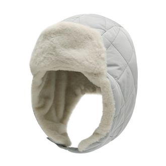 ZLYC Damen Winterm&uuml;tze Winddicht Ohrenklappen Trapperm&uuml;tzen mit Fleece Gef&uuml;ttert(Einfarbig Grau),Einheitsgr&ouml;&szlig;e