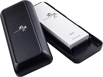 Kai Seki Magoroku Schleifstein, Körnung: 8000 - Japanischer Messerschärfer Polierabzug - Stein Abziehstein Wetzstein für Messer Abmessung Aufbewahrungsbox