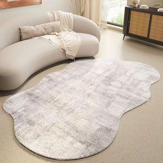 Generic Teppiche F&uuml;rs Wohnzimmer, Fl&auml;chenteppich Mit Unregelm&auml;&szlig;iger Form, Fusselfreie Teppiche F&uuml;rs Schlafzimmer, Waschbare Teppiche