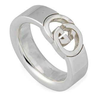 Gucci Interlocking Interlocking G Ring aus Sterlingsilber - - Accessories - Damen - Grau - 54 MM