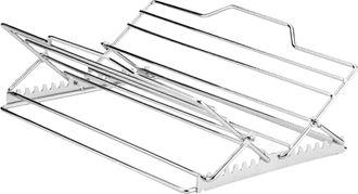 Generic Bratrost - Edelstahl-Grillzubeh&ouml;r | praktischer, verstellbarer Ofenbraten-Einsatz f&uuml;r 9 x 13, Schweinefleisch, Rind, Steak, Zuhause, Camping, Grillen,