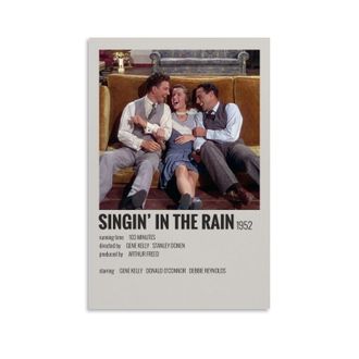 Generic Movie Singin in The Rain Out Poster Dekorative Malerei Leinwand Wandkunst Wohnzimmer Poster Schlafzimmer Malerei,Wandkunst Bilddruck Moderne Familienz