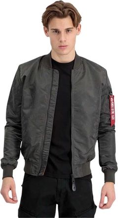 Alpha Industries Herren, Jacken, Grau, LGr&ouml;&szlig;e