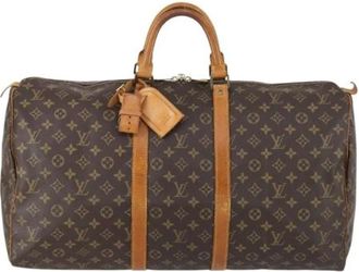 Louis Vuitton unisex, Pre-owned, Brun, Taille: ONE Size Sac Week-end Vintage en Toile Pre-owned
