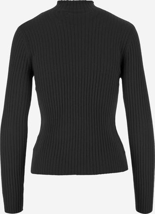 arch4 Ribbed Baby Goat Cashmere Sweater - Black