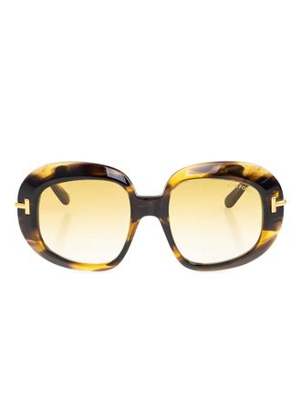 Tom Ford Eyewear Sonnenbrille in Schildpattoptik - Braun