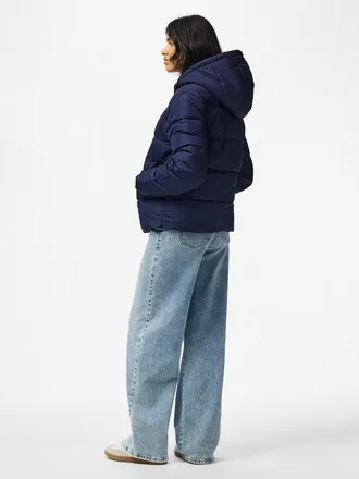 Pieces Steppjacke PCBEE NEW SHORT PUFFER JACKET NOOS BC Kunstfaser