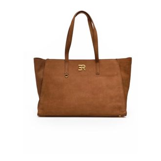 Ermanno Scervino Sac cabas Angelica - Femme - Sacs - Brun - Taille: ONE Size