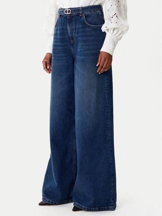 Twin-Set Jeans 252TP2540 Dunkelblau Wide Leg