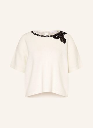 Darling Harbour Darling Harbour Strickshirt Mit Pailletten weiss