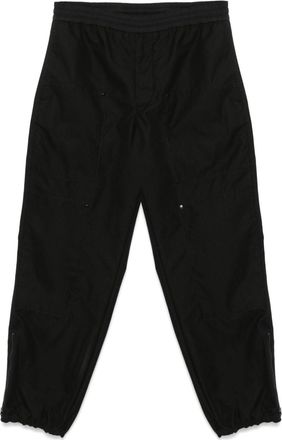 Moncler Hose mit Logo-Stickerei - Schwarz