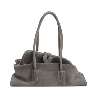 The Attico La Passeggiata Kleine Henkeltasche - - Bags - Damen - Grau - ONE SIZE