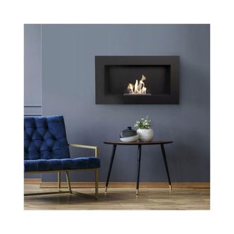 Kratki Kratki - Bio Ethanol Kamin golf schwarz Wandkamn Deko Bioethanol Wand Design Nein