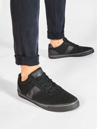 Polo Ralph Lauren Sneakers aus Stoff Hanford A85 Y2139 C0225 W020K 816176919C43 Schwarz
