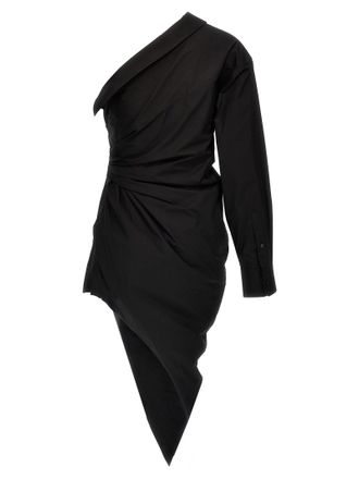 Alexander Wang Asymmetrical One-Shoulder Dress - Black