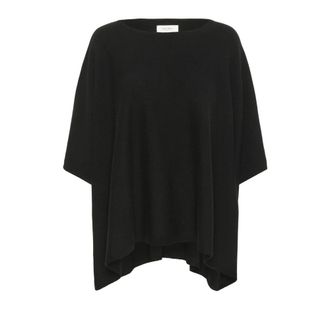 Part Two Schwarzer Strickpullover mit Bootsausschnitt - - Knitwear - Damen - Schwarzk - ONE SIZE