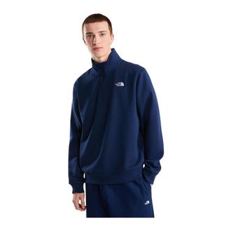 The North Face Evolution Simple Dome Regular 1/4 Zip - - Sport - Herren - Blau - XS