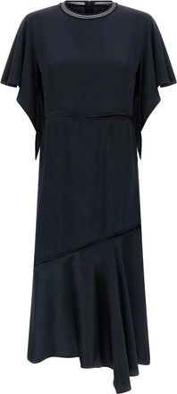 Fabiana Filippi Robe Au Genou - Bleu