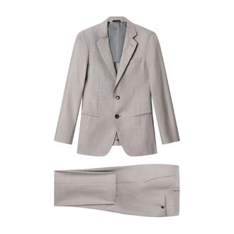 Giorgio Armani Soho Single-Breasted Suit - - Suits - Herren - Grau - XL