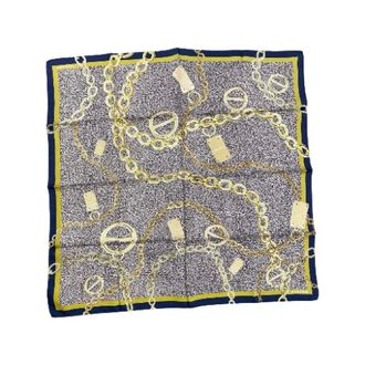 Borbonese Femme, Accessoires, Multicolore, Taille: ONE Size Foulard Catene Twill Seta