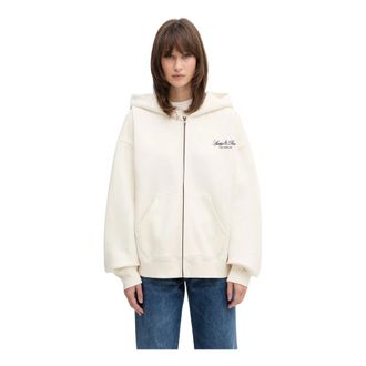 Sporty & Rich Vendome LA Sweat &agrave; capuche - Femme - Sweatshirts et sweats &agrave; capuche - Beige - Taille: 40 FR