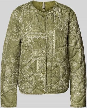 Camel Active Steppjacke mit Rundhalsausschnitt