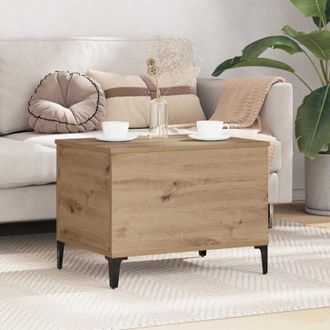 vidaXL vidaXL Table basse Ch&ecirc;ne artisanal 60 x 44,5 x 45 cm Bois ding&eacute;nierie