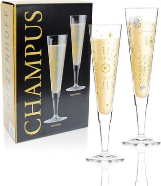 Ritzenhoff Ritzenhoff 2er-Set Design Champagnerglas - Sektglas Carolin Körner & Dorothee Kupitz