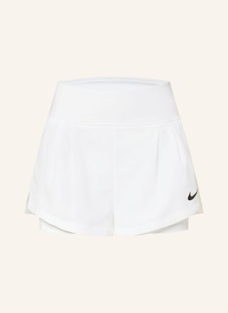 Nike 2-In-1-Tennisshorts Court Advantage weiss