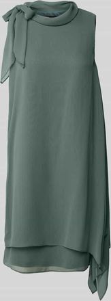 Vera Mont Knielanges Cocktailkleid mit Knotendetail