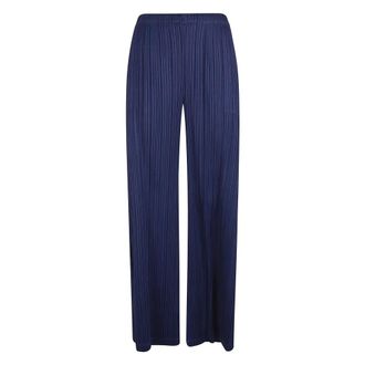 Issey Miyake Femme, Pantalons, Bleu, Taille: 42 FR Monthly Colors: January Trousers