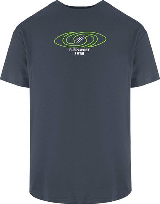 Plein Sport T-Shirt mit kurzen &Auml;rmeln in Anthrazit