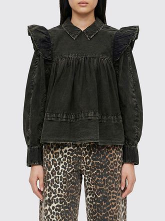 Ganni Top GANNI Femme couleur Noir