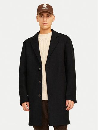 Jack & Jones Jack & Jones Wollmantel Harris 12263845 Schwarz Regular Fit