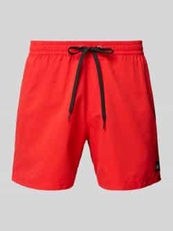 Quiksilver Badehose mit Label-Detail und elastischem Bund