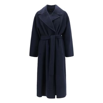 Max Mara Carisma Coat - Femme - Manteaux - Bleu - Taille: 42 FR