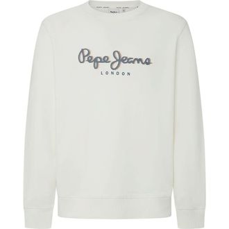 Pepe Jeans London Herren Saul Crew Sweatshirt, White (Off White), XXL
