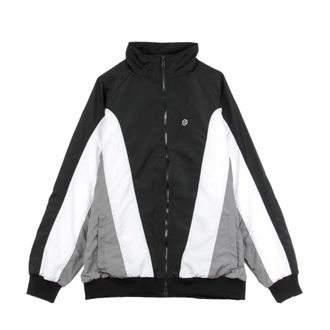 Dolly Noire Vintage Schwarze Windbreaker Jacke - - Jackets - Herren - Schwarzk - M
