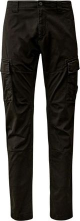 C.P. Company C.p. Company, Homme, Pantalons, Noir, Taille: XL Pantalon Cargo Lens en Sateen Stretch